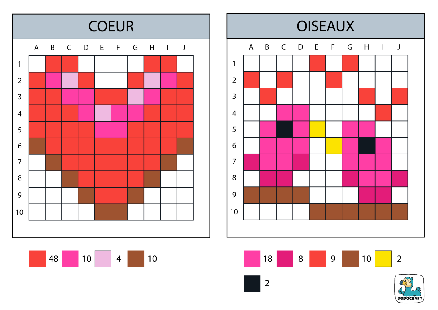 Pixel Art : Saint Valentin - Dodocraft