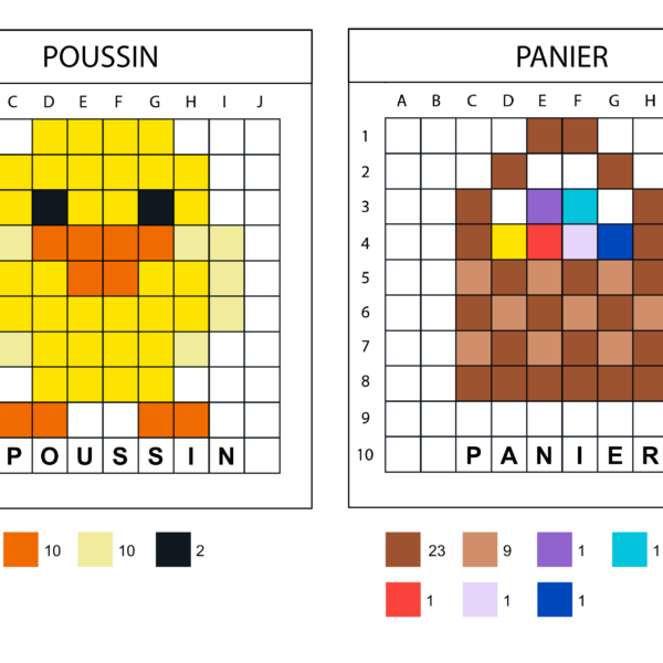 Modèles Pixel Art Pâques - Nouvelles Couleurs - Dodocraft